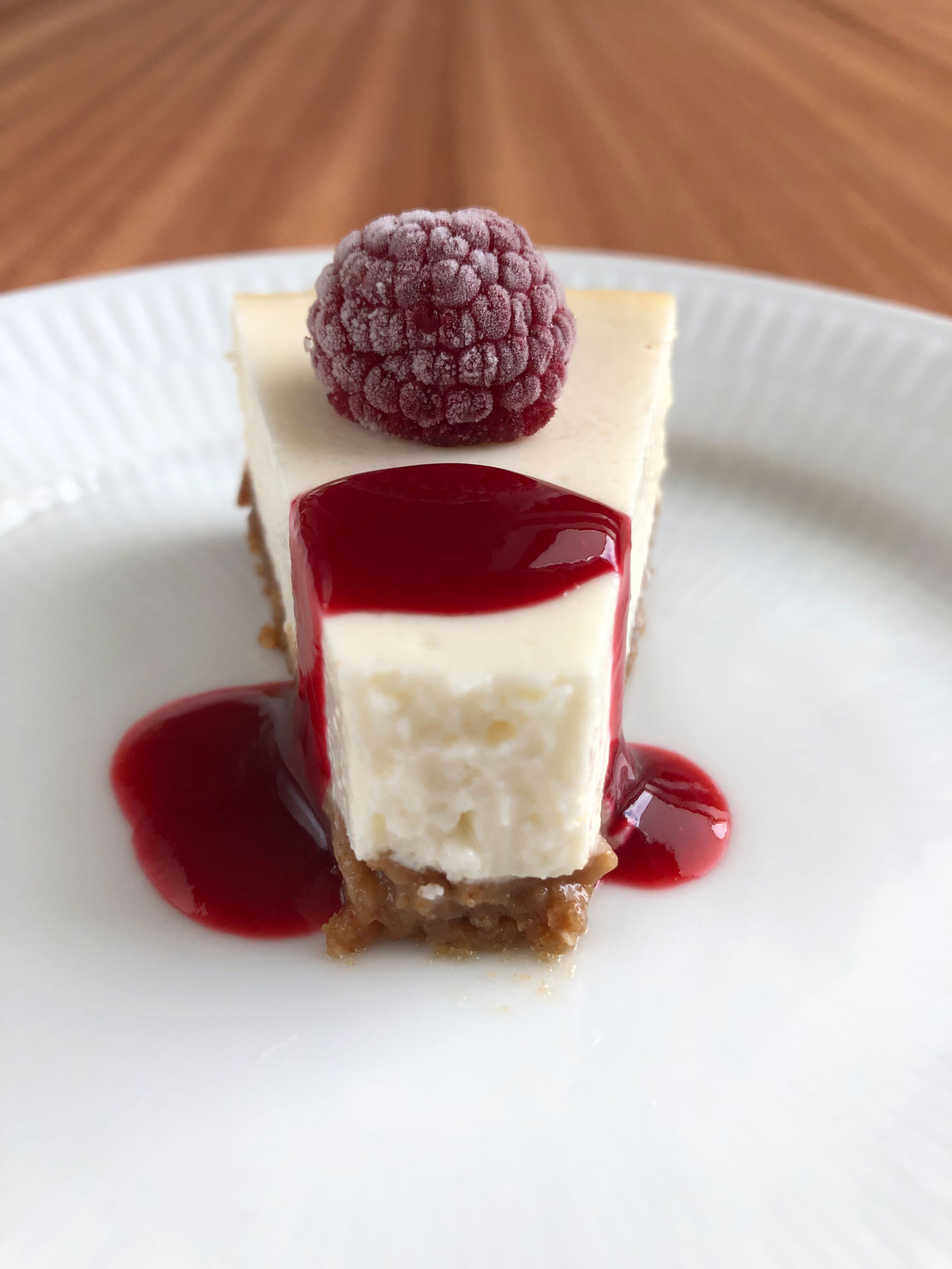 Healthy Greek Yogurt Cheesecake | Teatime on the Porch